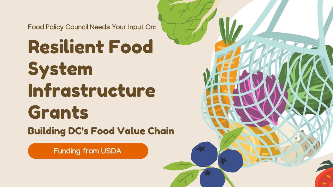 Your Input Needed: USDA Resilient Food System Infrastructure Program ...